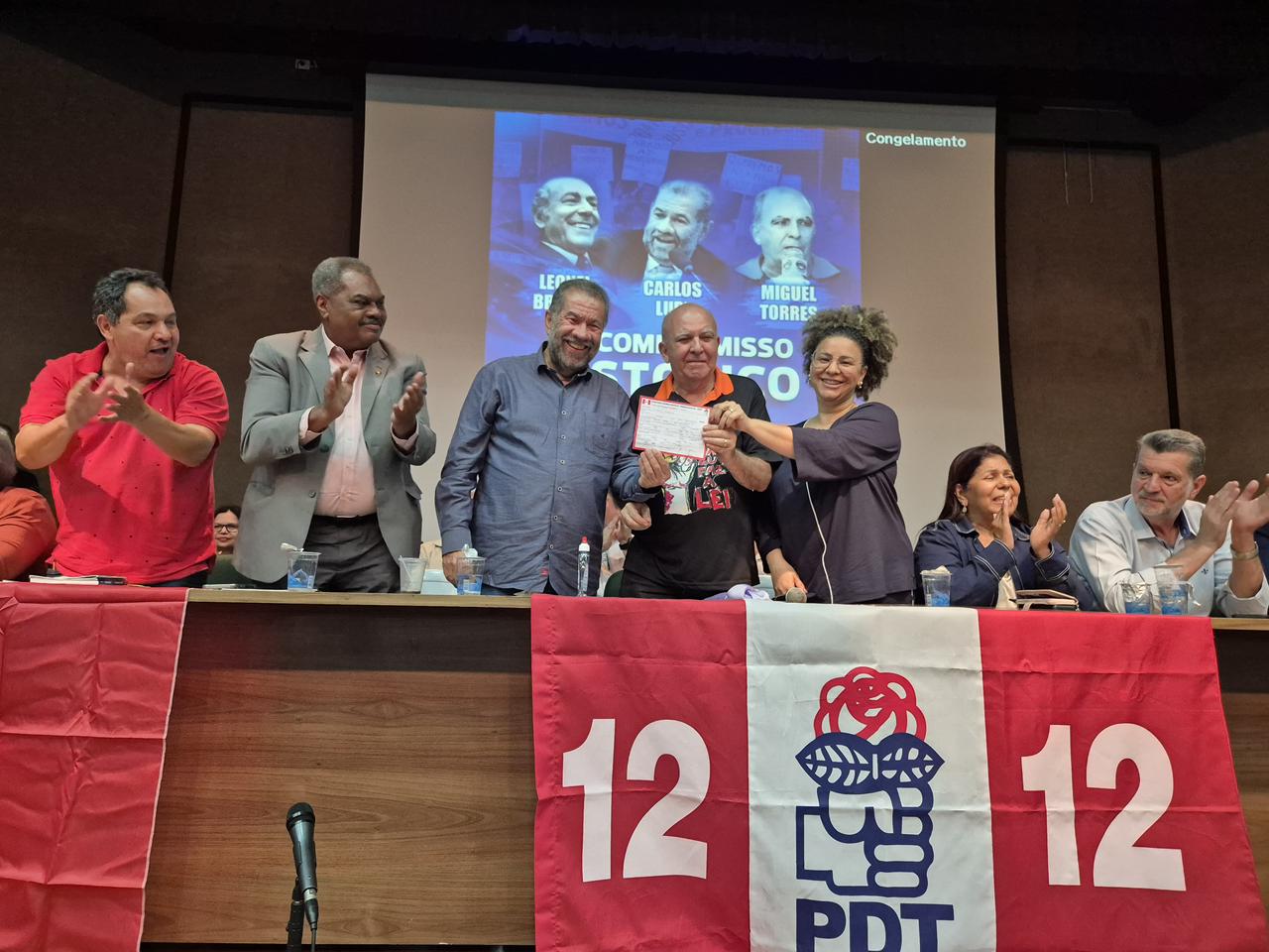 PDT filia Miguel Torres, presidente da Força Sindical, em São Paulo - PDT